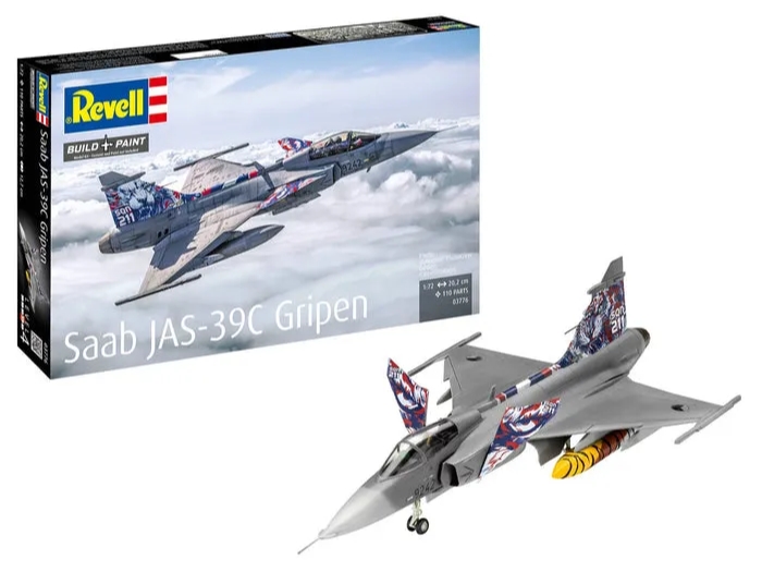 Revell 03776 Saab JAS-39C Gripen - Modern Zweeds gevechtsvliegtuig ...