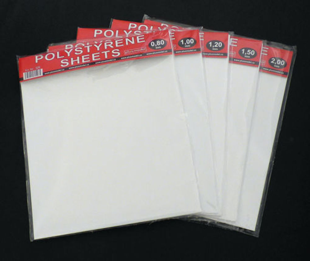 Polystyrene sheets big 1,5mm - Plus model - 529 - De Revell Specialist ...