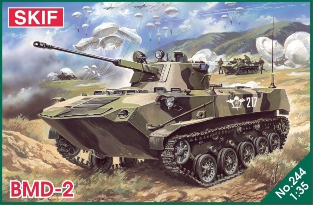 BMD-2 Soviet landing combat vehicle - Skif - MK244 - De Revell ...