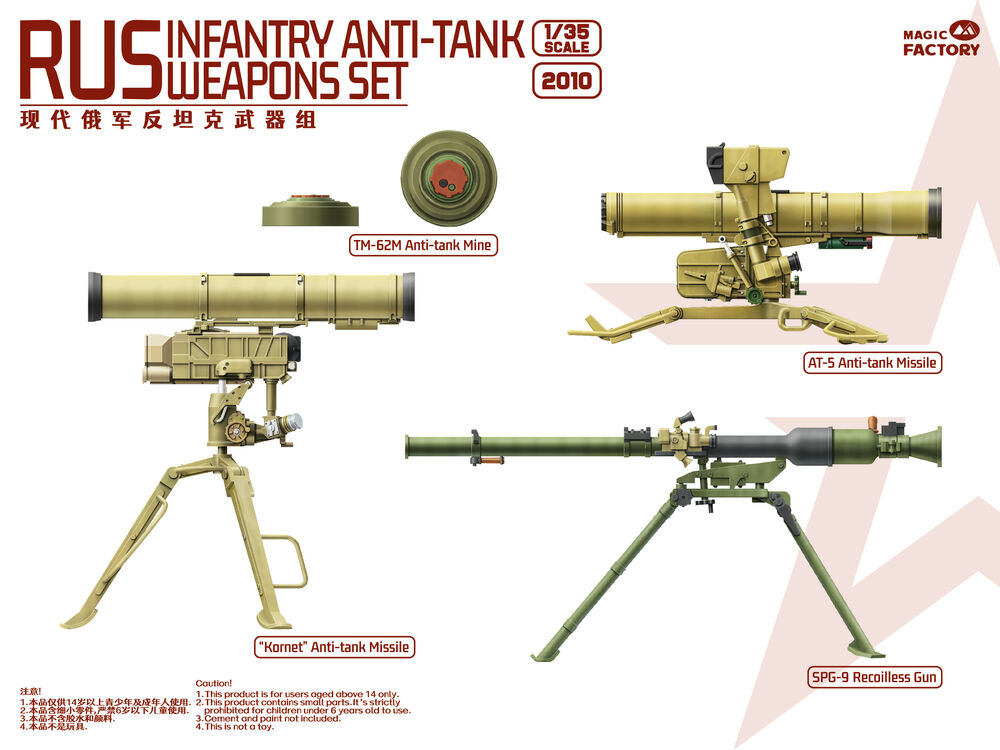 RUS Infantry Anti-tank Weapons Set - Magic Factory - 2010 - De Revell ...