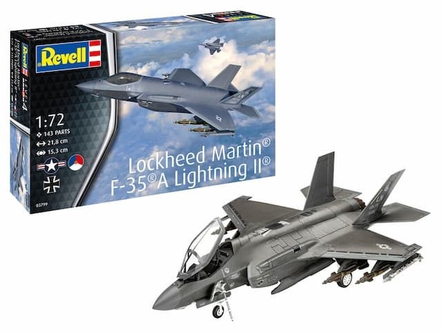 03799 Lockheed Martin F-35A Lightning II Modelbouw 1:72 | Revell ...
