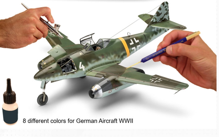 Model Color - German Aircraft WWII aqua verfset - Revell - 36200 - De ...