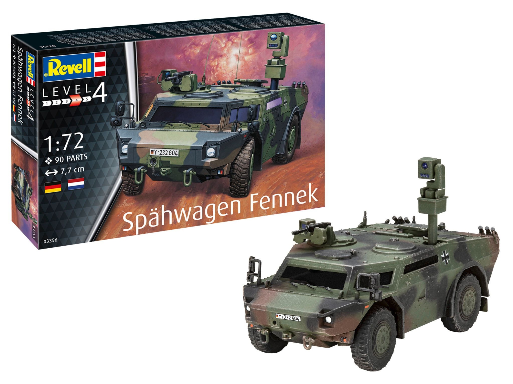 03356 Spahwagen Fennek - 1:72 Modelbouwkit revellspecialist - Revell ...