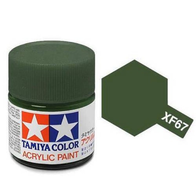 81367 XF-67 Nato Green, mat 23ml - Tamiya - 81367 - De Revell ...