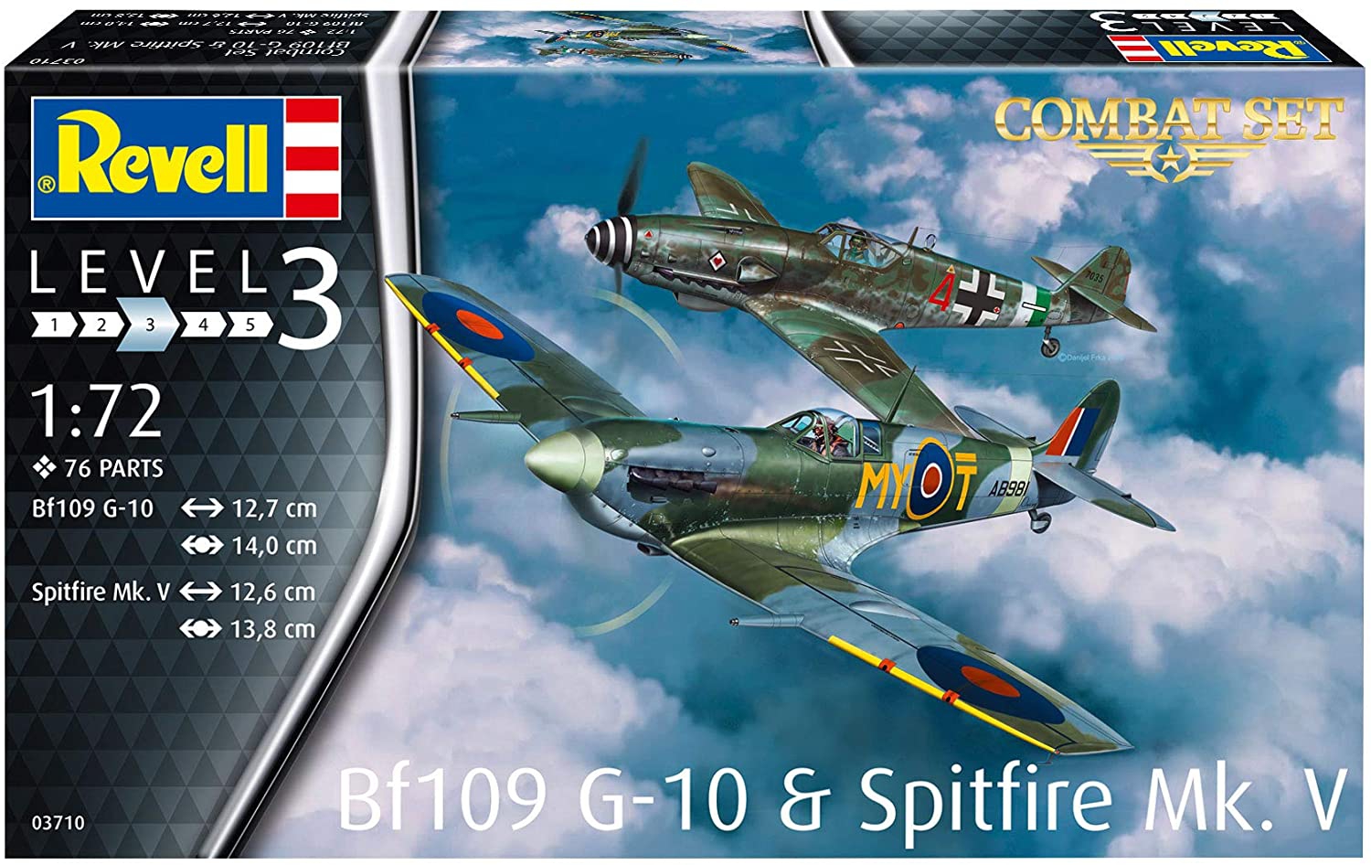 03710 messerschmitt bf109g 10 spitfire mk v combat set - Revell - 03710 ...