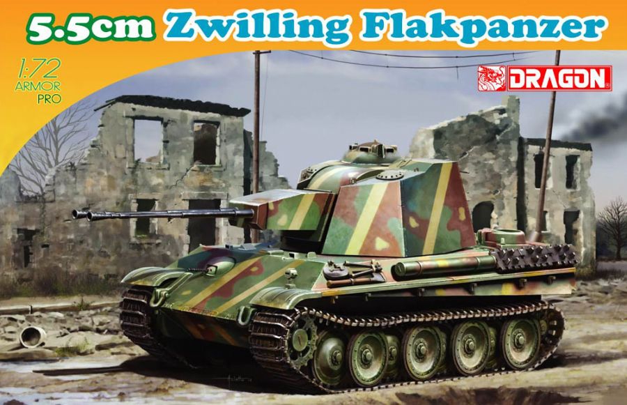 7488 Dragon 5.5cm Zwilling Flakpanzer - Dragon - 7488 - De Revell ...