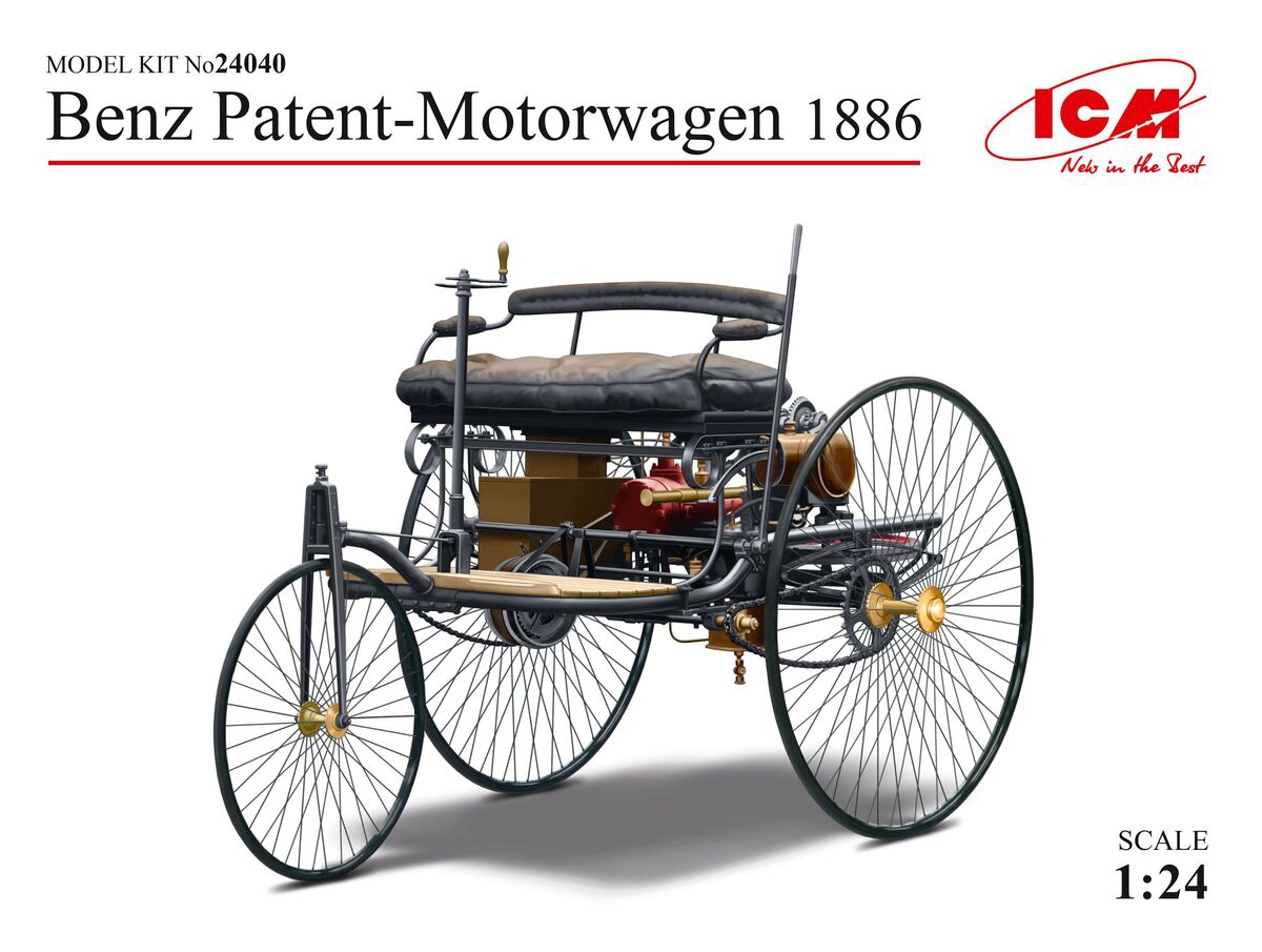 ICM 24040 Benz Patent-Motorwagen 1886 - ICM - 24040 - De Revell ...