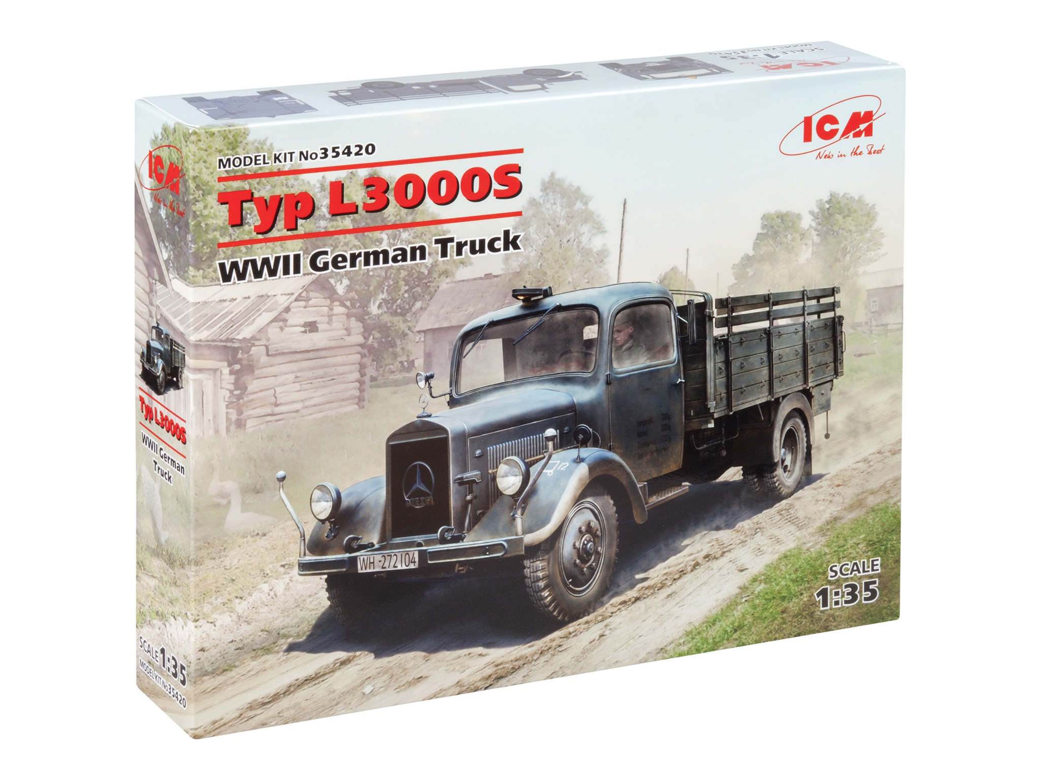 ICM 35420 Typ L3000S, WWII German Truck - ICM - 35420 - De Revell ...