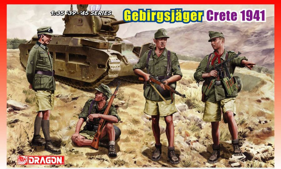 Dragon 6742 Gebirgsjagers Crete 1941 - Dragon - 6742 - De Revell ...