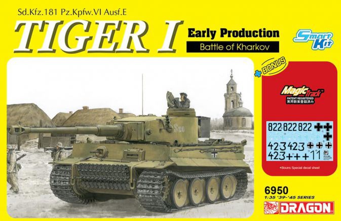 6950 Dragon Tiger I Early P Battle Of Kharkov 1943 - Dragon - 6950 - De ...