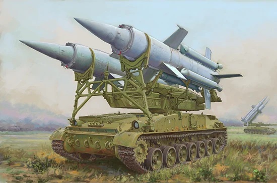 07178 Trumpeter Soviet 2K11A TEL w/9M8M Missile "Krug-a"(SA-4 Ganef ...