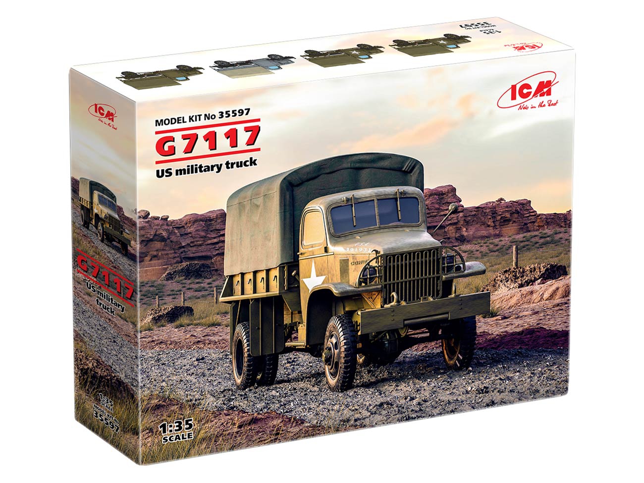 35597 ICM G7117, US military truck - ICM - ICM35597 - De Revell ...