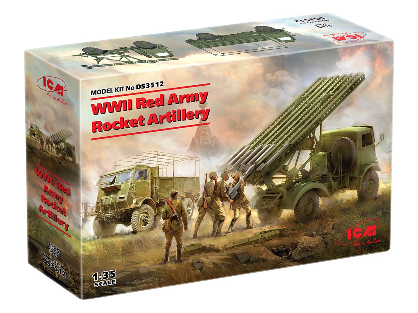 ICM WWII Red Army Rocket Artillery(BM-13-16MLRS Crew,RKKADrive - ICM ...