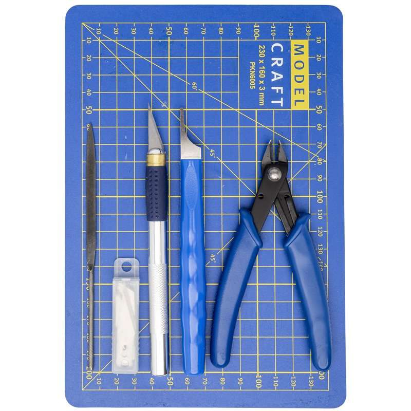 Modelcraft Pro Plastic Tool Kit (10 pieces) PTK1010 - Modelcraft ...