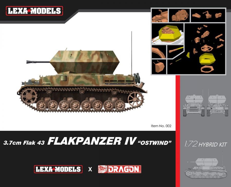 Dragon 3,7cm FlaK 43 Flakpanzer IV Ostwind 7535 - Dragon - 7535 - De ...