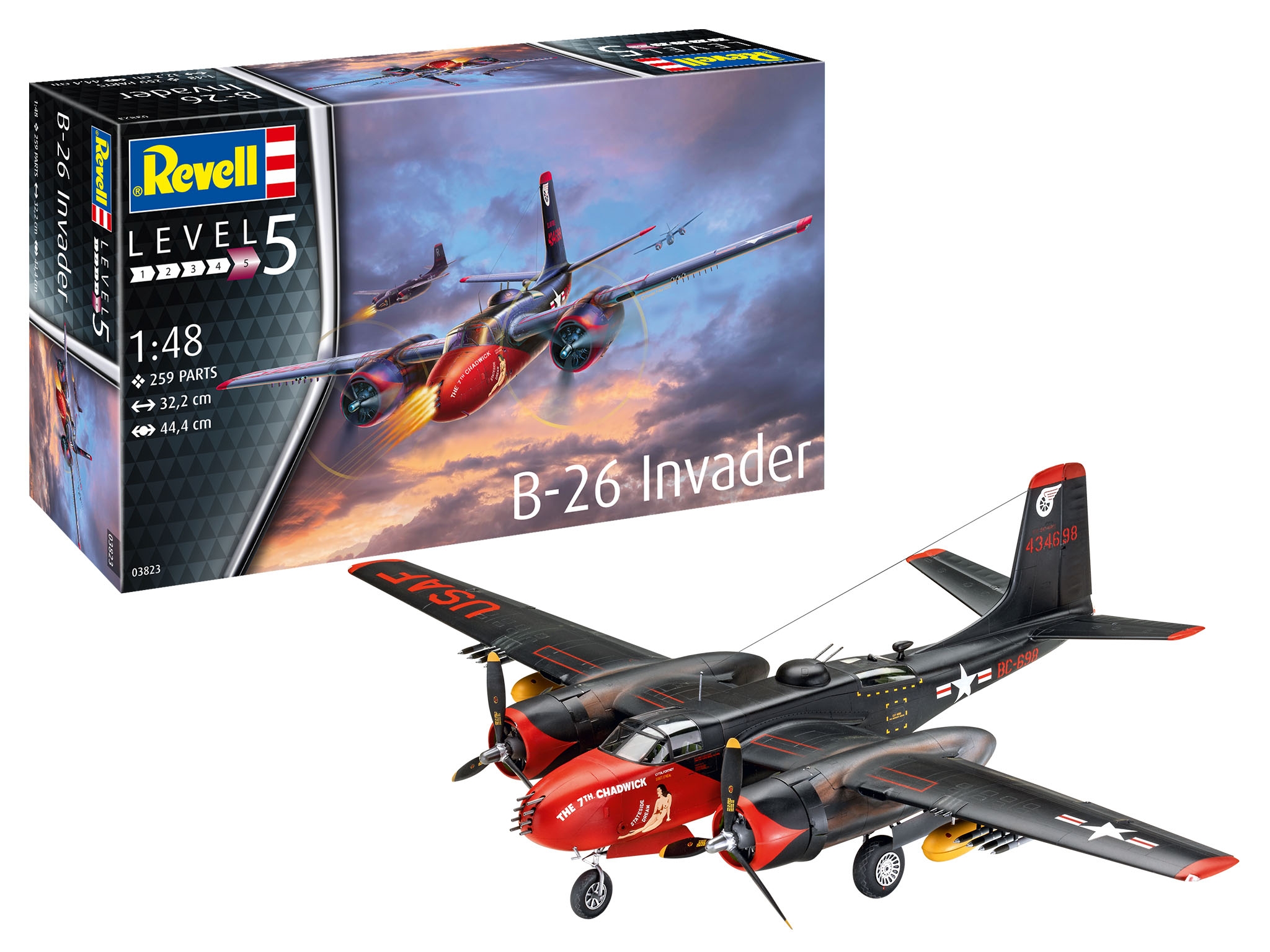 Revell B-26C Invader Modelbouwset - Gedetailleerde 1:48 Replica ...