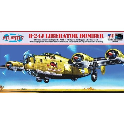 H218 Atlantis B-24J Bomber Buffalo Bill with Swivel stand - Atlantis ...