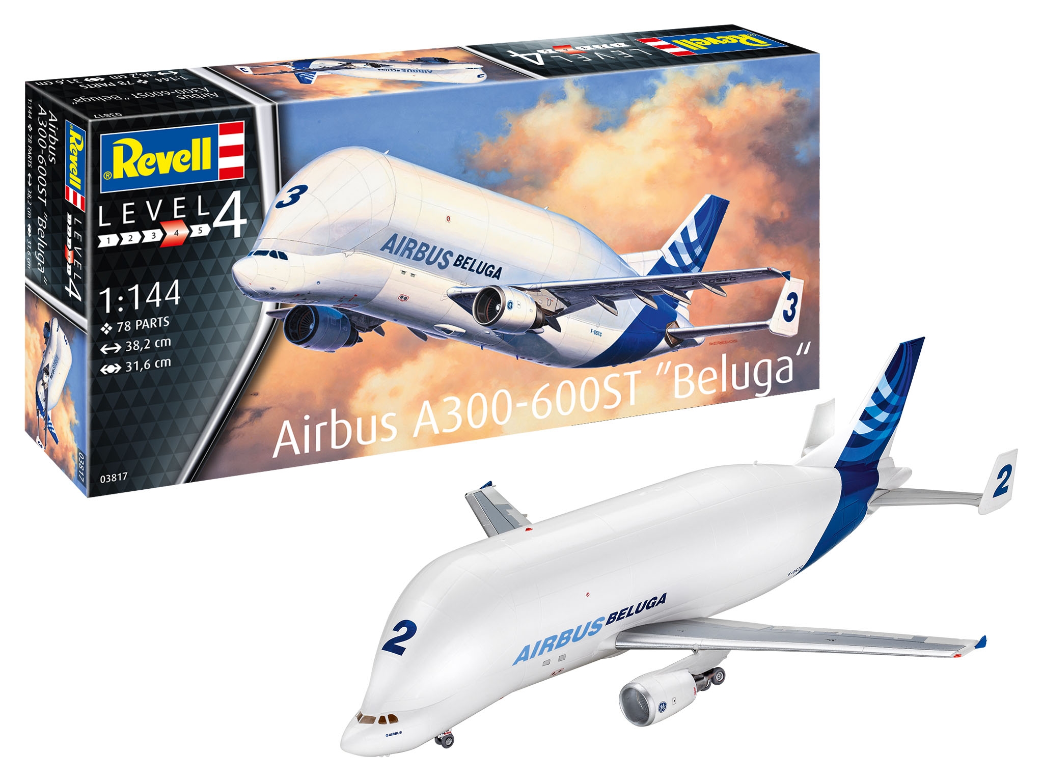 03817 Airbus A300-600ST Beluga - Revell - 03817 - De Revell Specialist ...