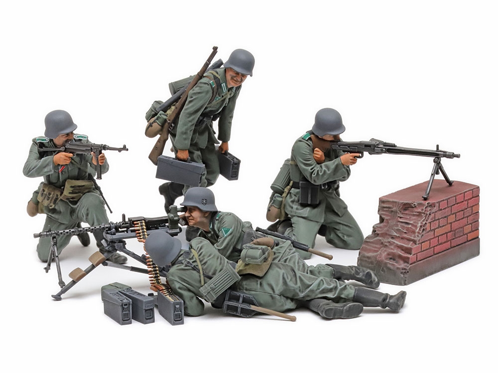 Tamiya Tamiya German Machine Gun Team Bouwpakket Modelbouw WOII ...